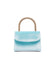 Courtney sky velvet tote bag | Black & Brown London
